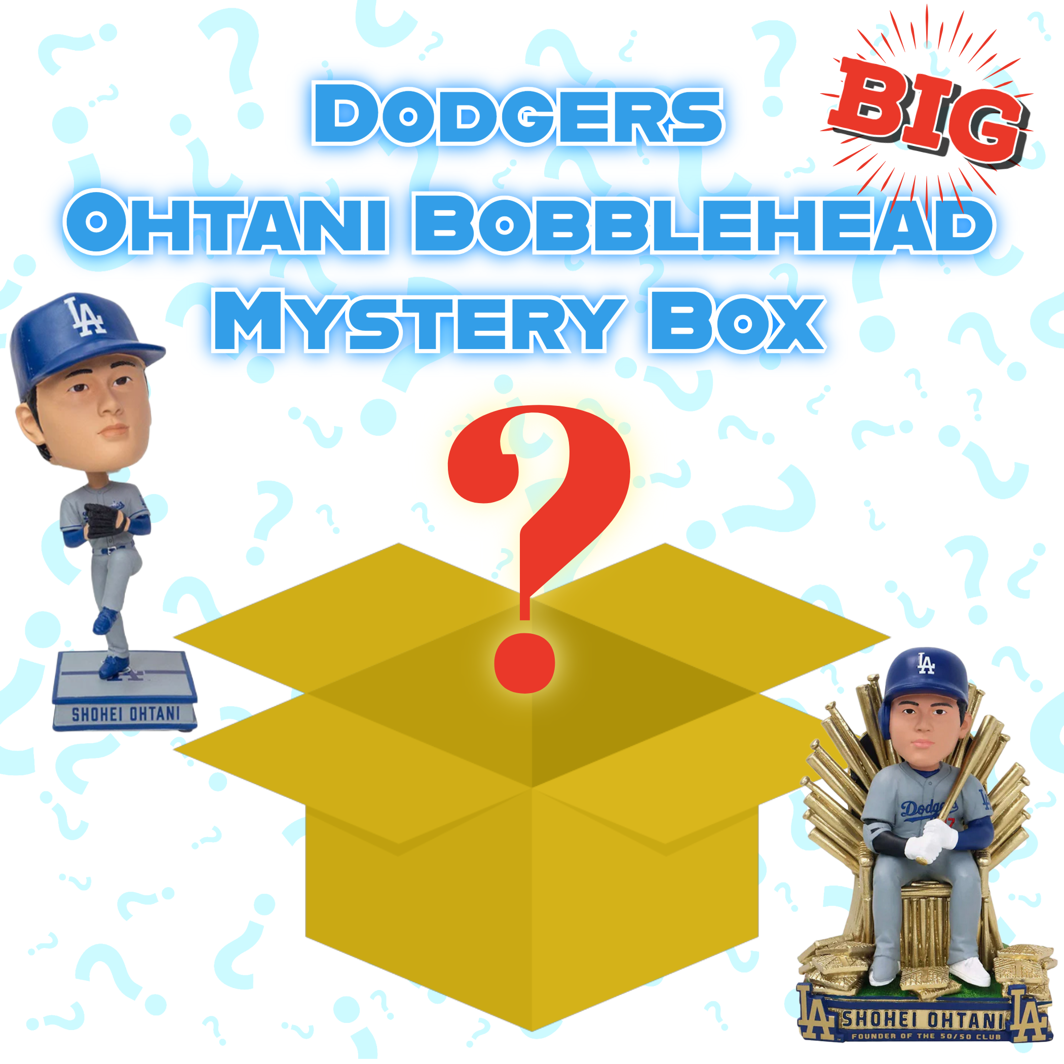Dodgers Ohtani BIG Booblehead Mystery Box – Vantage Sport Shop